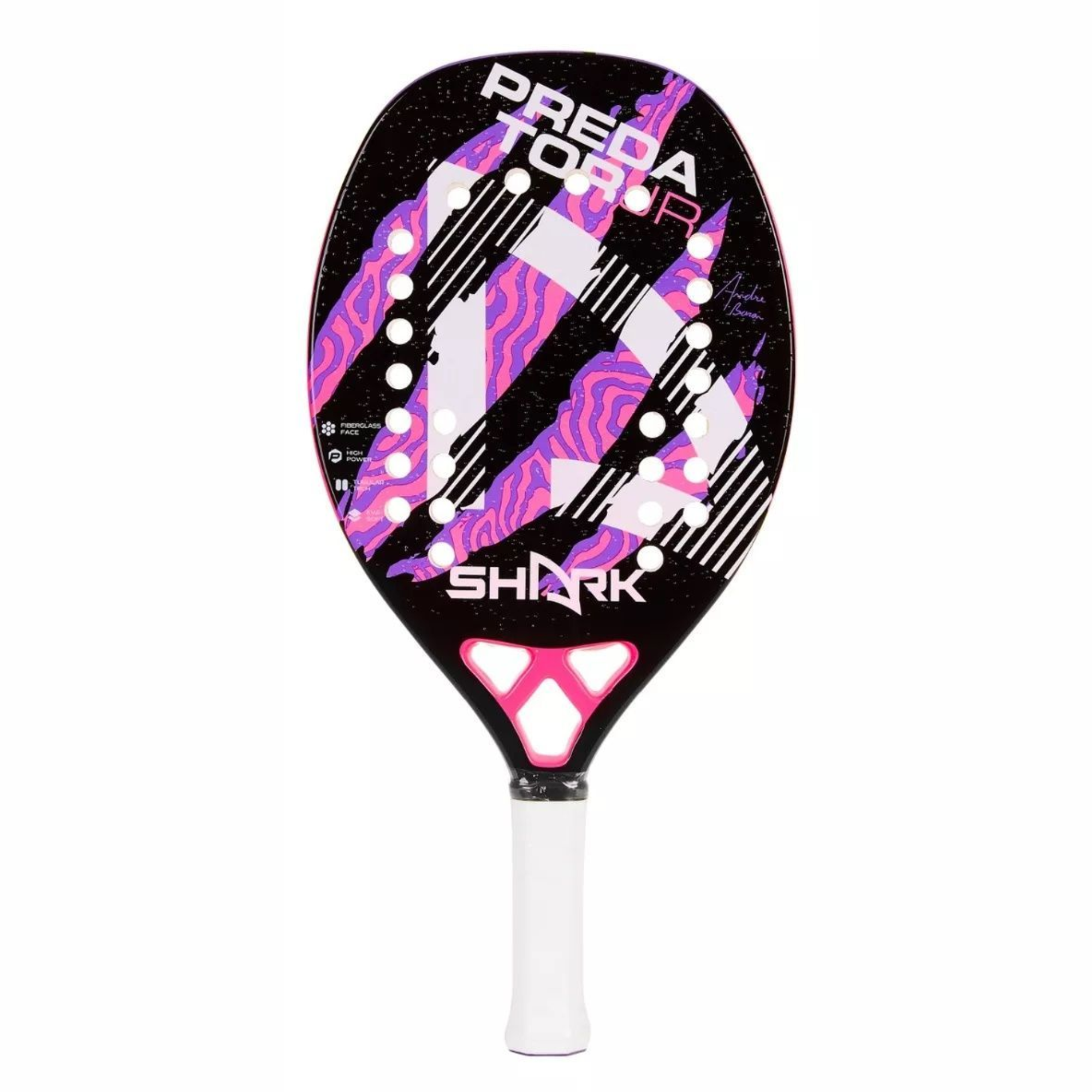 Raquete de Beach Tennis Shark Predator Jr 2023